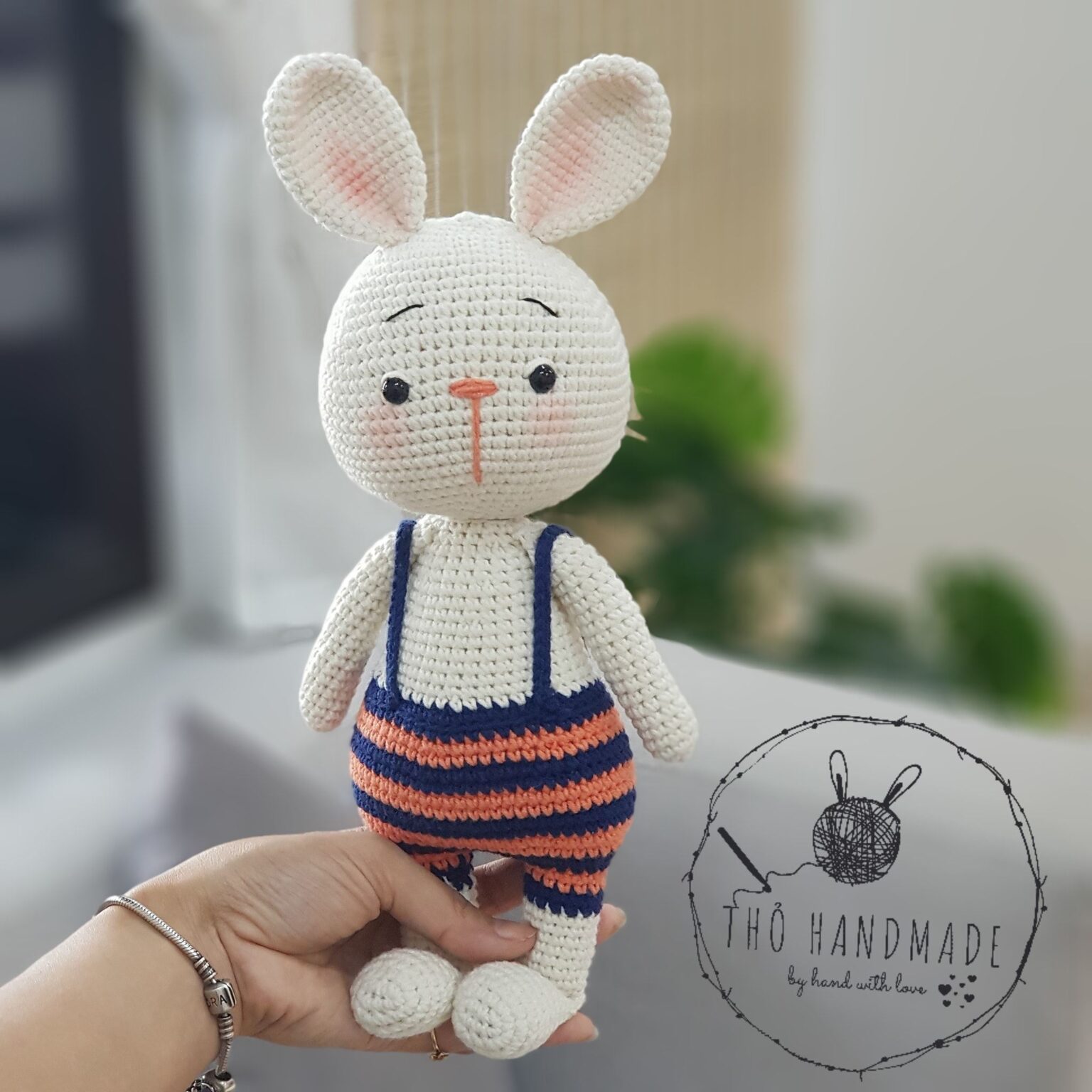 Thú bông handmade - Thỏ Handmade - shop len handmade Gò Vấp HCM